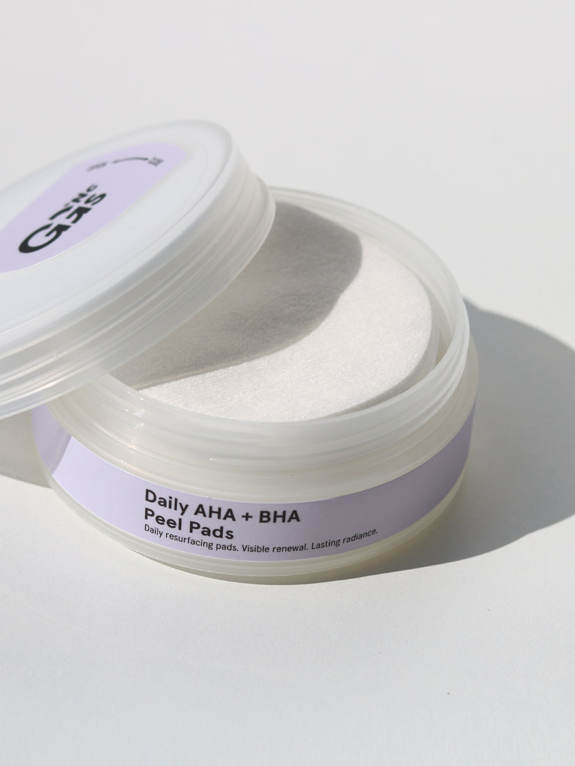 Daily AHA+BHA Peel Pads | GGs Natureceuticals